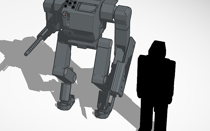 3D design Combat Automaton MK 19 - Tinkercad