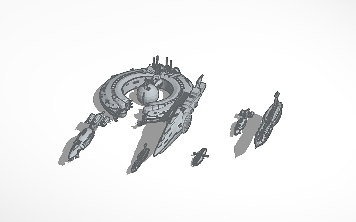3D design Separatist Fleet Capital Ships - Tinkercad