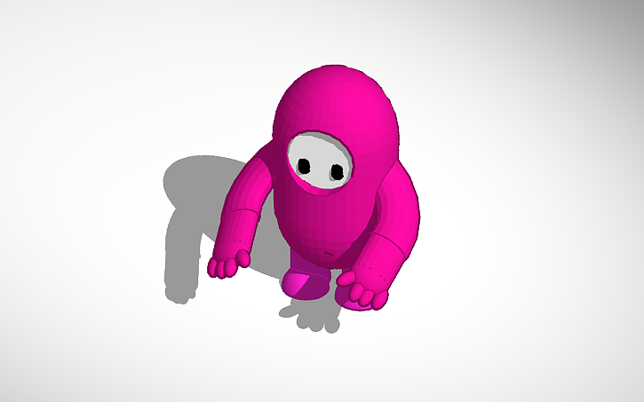 3D design Fall guys - Tinkercad