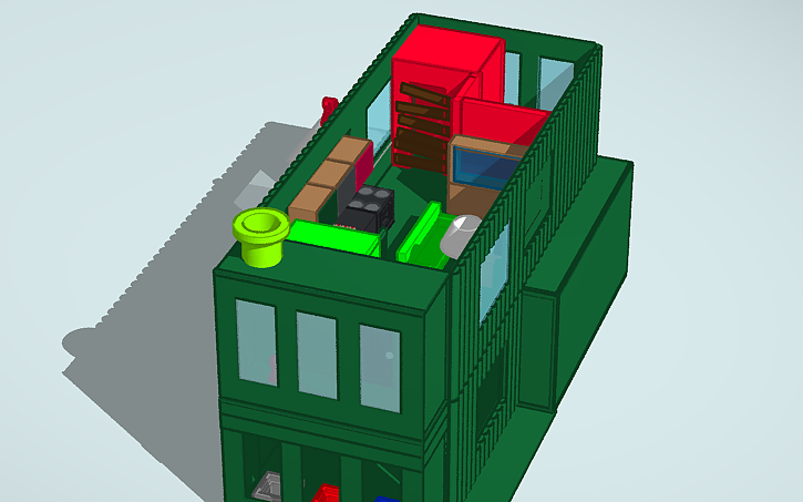 3D design Green Apartment Moon Hunt! - Tinkercad