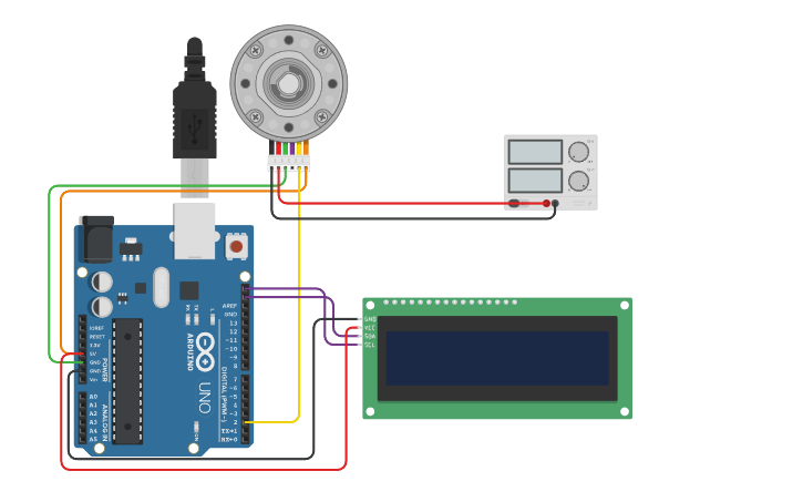Circuit Design Dc Motor With Encoder Tinkercad
