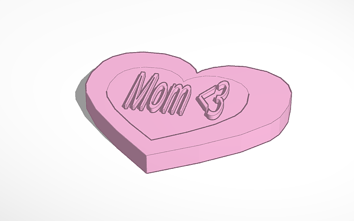 3D design Mothers Day - Tinkercad