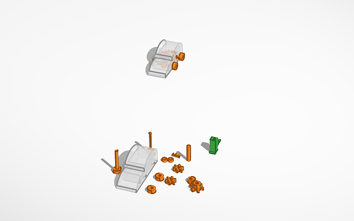 3D design Rubber ban powered car! - Tinkercad