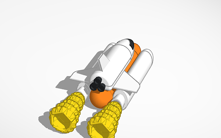 3D design Space Shuttle - Tinkercad