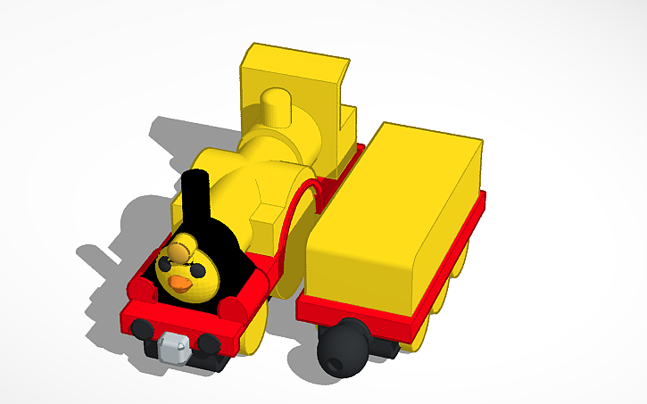3D design ducky duck 2-2-2 take n play update - Tinkercad