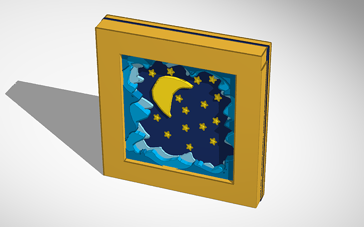 3D design paper art 2 - Tinkercad