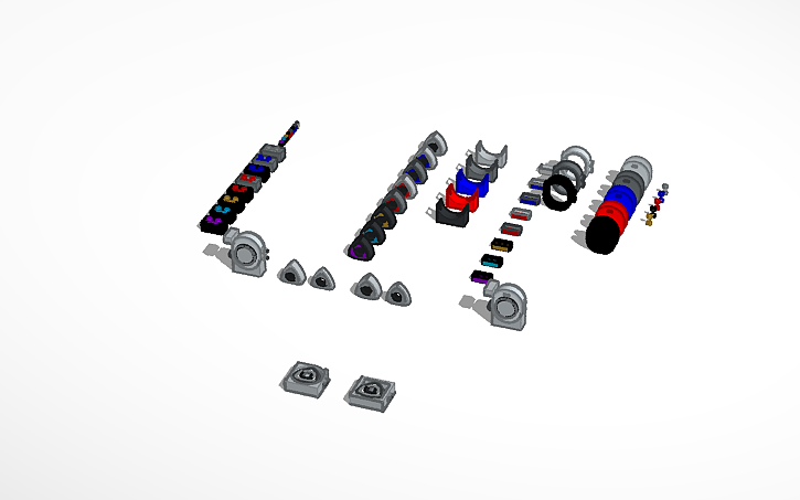 3D design Rotary Parts MK-I and MK-II (Rotary) - Tinkercad