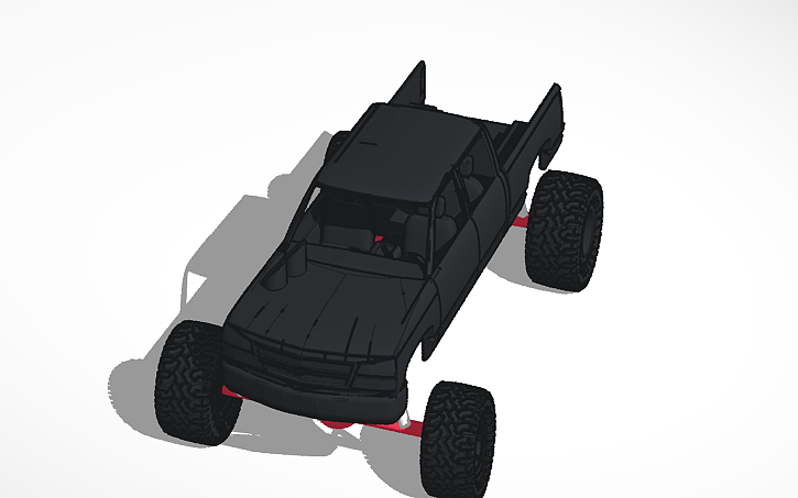 3D design lifted 2006 chevy mud truck - Tinkercad