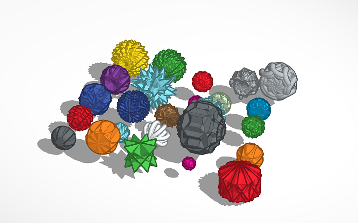 3D design Spike ball - Tinkercad