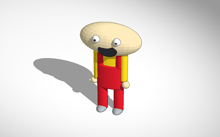 3D design Ear less hairless stewie - Tinkercad