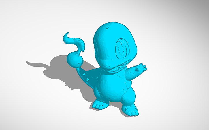 3D design charmander - Tinkercad