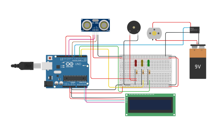 Circuit design Abdullah 231027166 Water Pump - Tinkercad