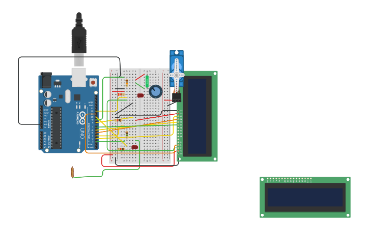 Circuit design MOD 3- Project 13 - Touchy Feely Lamp - Tinkercad