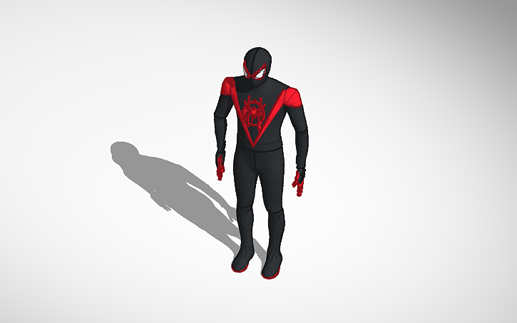 3D design Ultimate Spider-Man (Miles Morales) - Tinkercad