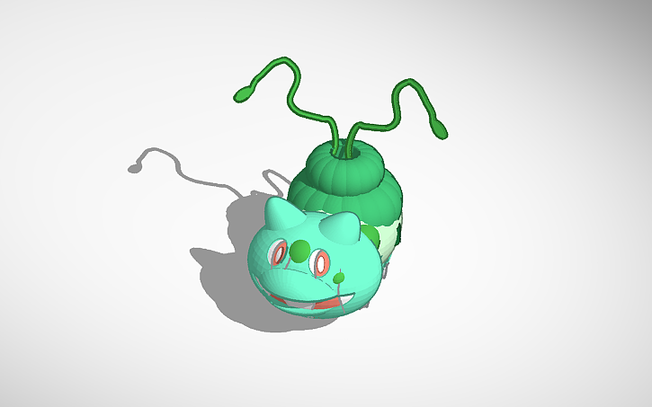 3D design Bulbasaur - Tinkercad