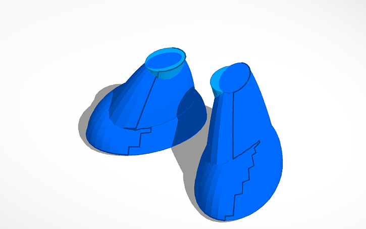 3D design Feet - Tinkercad
