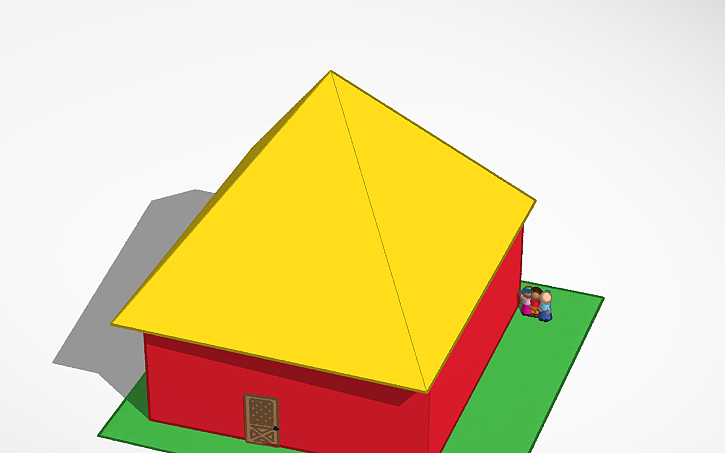 3D design Copy of House Challenge - Tinkercad