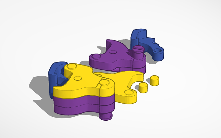 3D design Lego Kadee (G-Scale) - Tinkercad