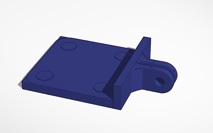 3D design Somatic VR's EROS Tracker GoPro Mount V3 - Tinkercad