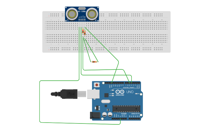 Circuit design distance - Tinkercad