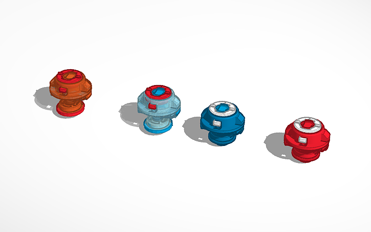 3D design Xceed Beyblade Burst Driver - Tinkercad