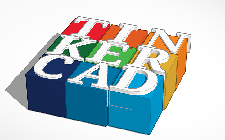 3D design Tinkercad logo - Tinkercad