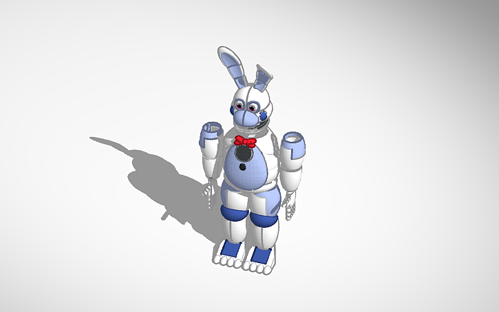 3D design Copy of Funtime bonnie - Tinkercad