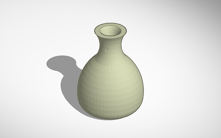 3D design Vase - Tinkercad