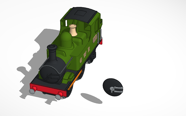 3D design GWR 14xx Class Tank Engine - Tinkercad