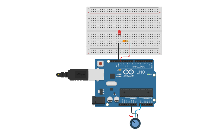 Circuit design 5b_Analog Input_Analog Read - Tinkercad