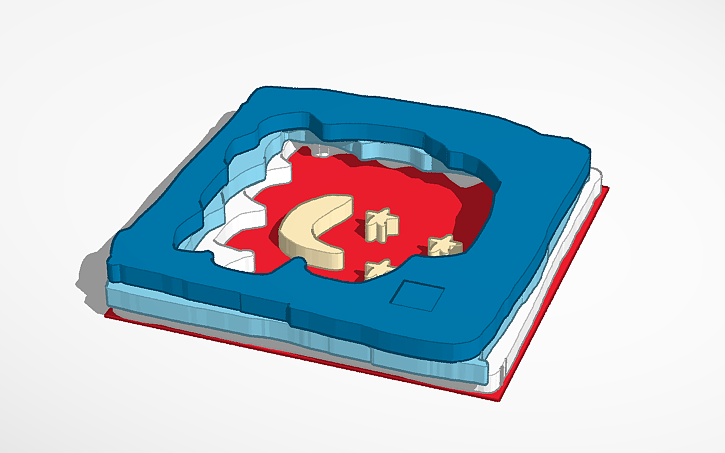 3D design paper art - Tinkercad