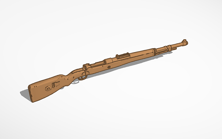3D design Kar98k - Tinkercad