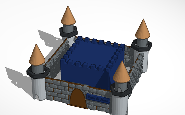 3D design Castle - Tinkercad