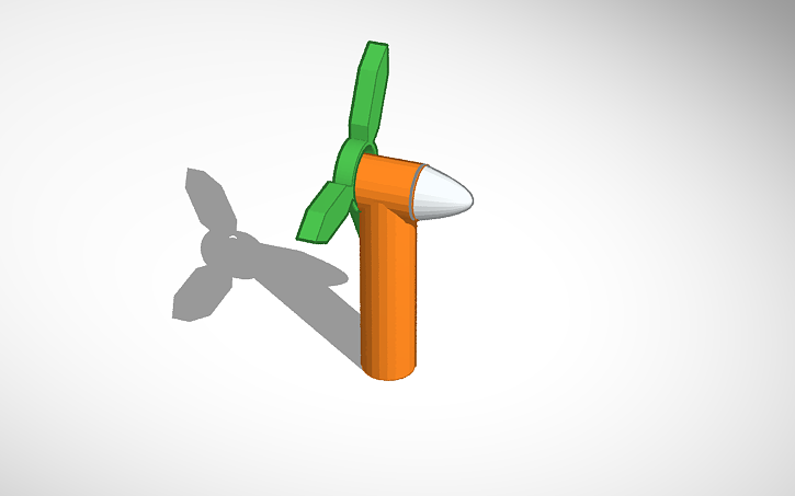 3D design wind molen - Tinkercad