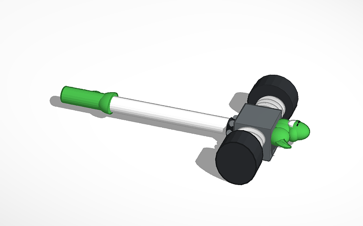 3D design pogo hammer - Tinkercad