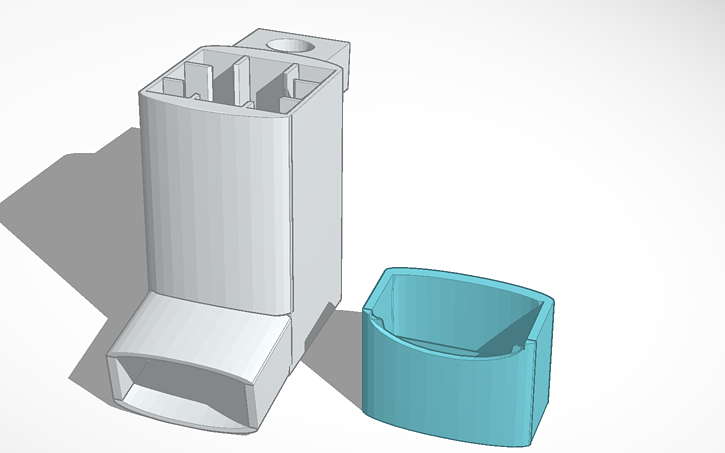 3D design inhaler - Tinkercad