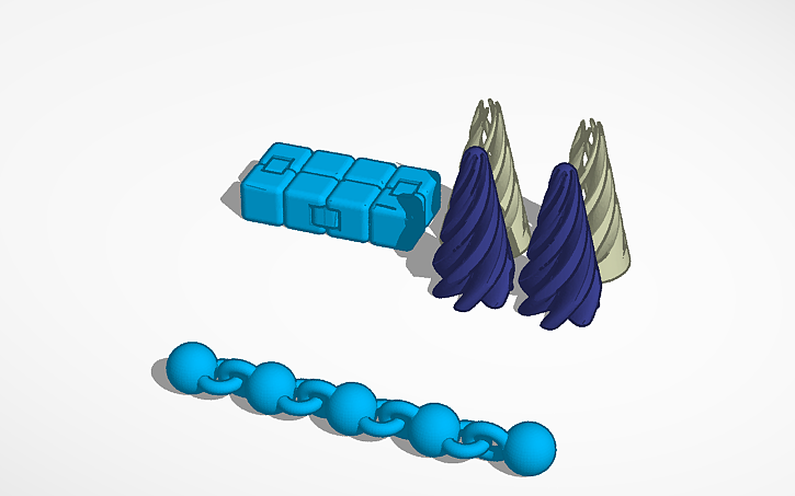 3D design Fidgets - Tinkercad