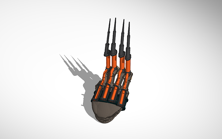 3D design Scarecrow's hand - Tinkercad