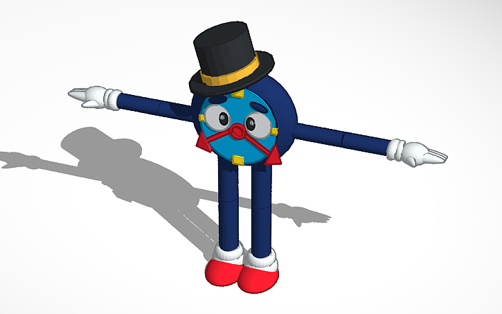 3D design tony the talking clock (dhmis) - Tinkercad