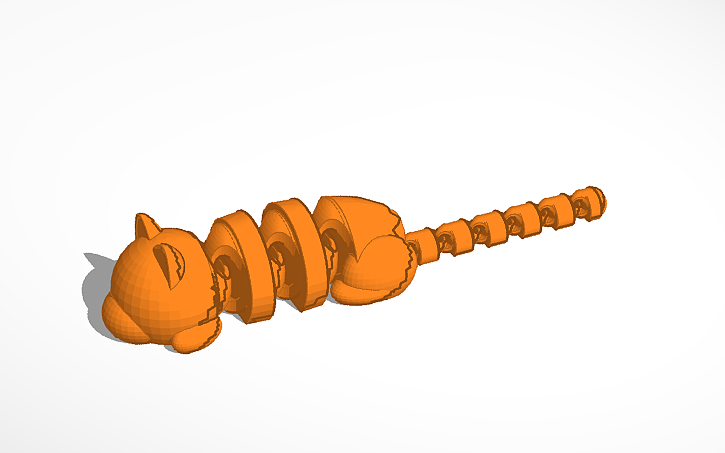3D design Cat Flex - Tinkercad