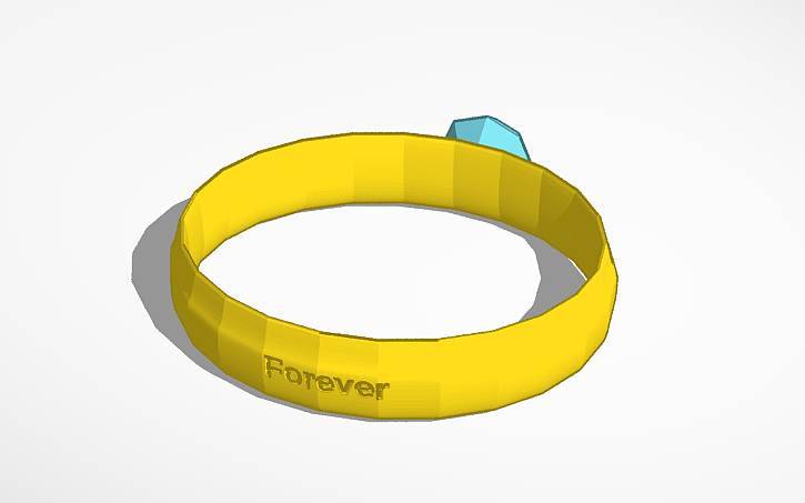 3D design Ring - Tinkercad