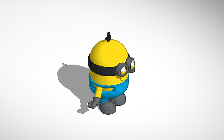 3D design Minion - Tinkercad