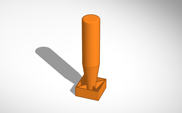 3D design little boy bomb - Tinkercad