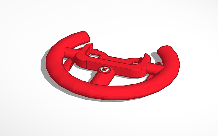 3D design Mario Kart Mario wheel - Tinkercad