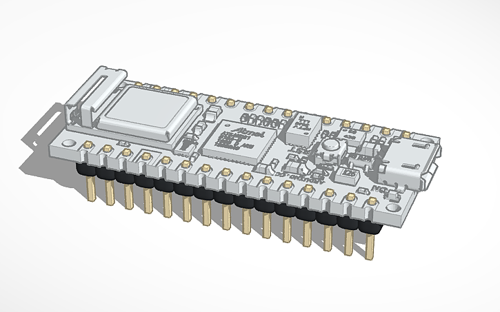 3D design Arduino: Nano 33 IoT (ABX00027) - Tinkercad