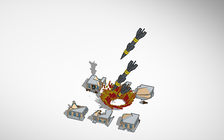 3d Design Explosion Tinkercad