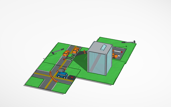 3D design Minigame Mini Golf Set 4 - Tinkercad