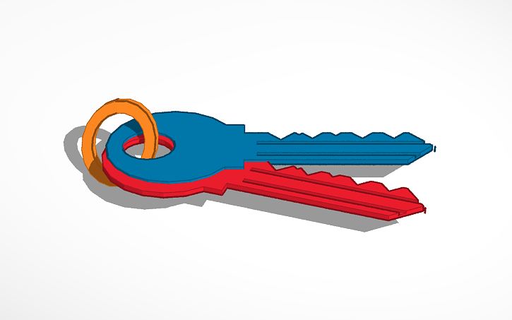 3D design la llave maestrea - Tinkercad