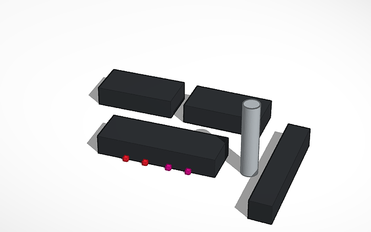 3D design Trigger Mechanism - Tinkercad