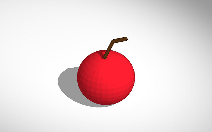 3D design Pokemon Red Apricorn - Tinkercad